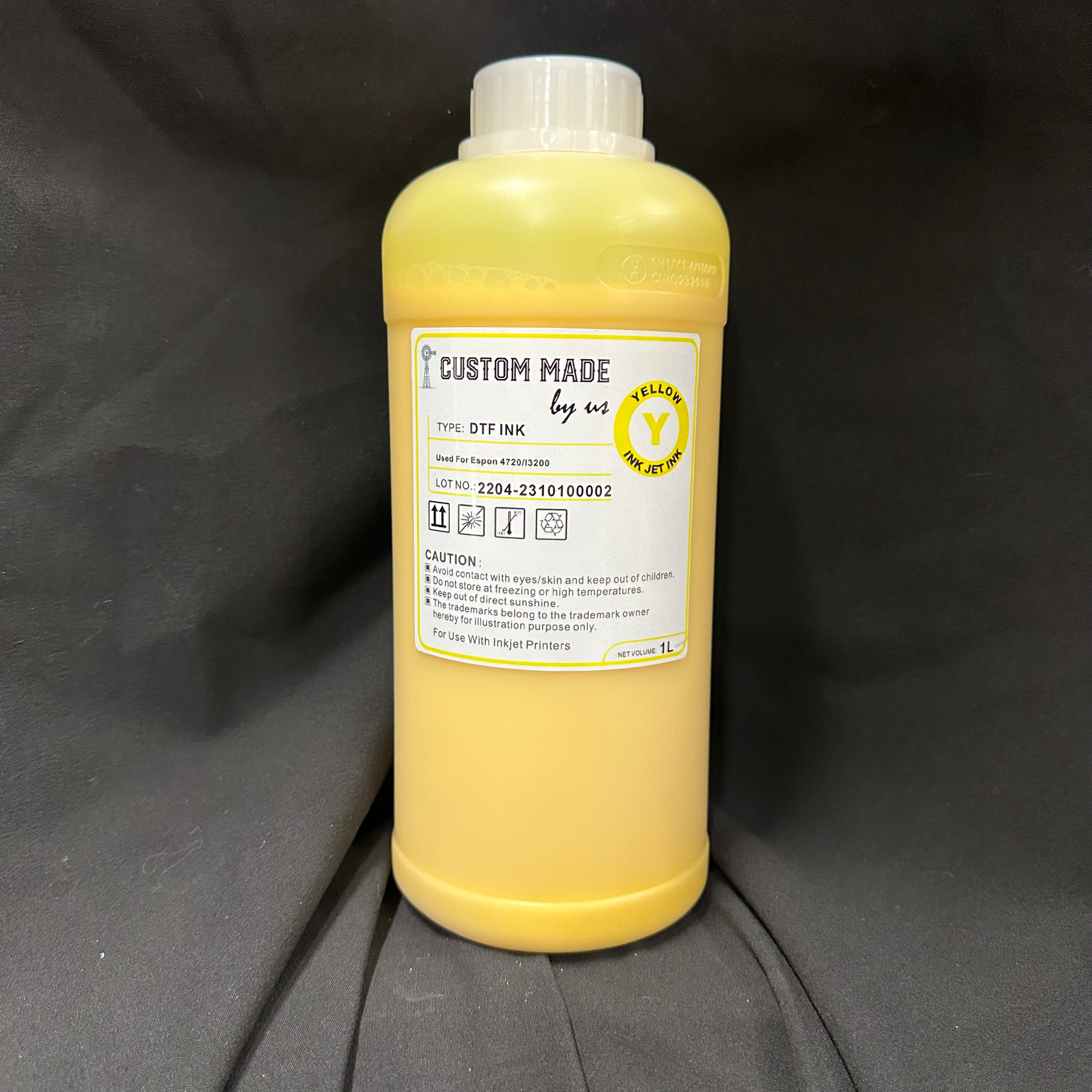DTF Digital Printer Ink - CMYK - 1 Liter - White - 900ml - Select Colo ...
